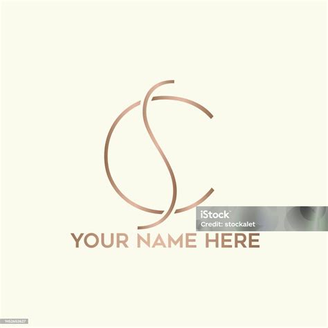 Cs 모노그램 로고 대문자로 얽힌 문자 C 문자 S 서명 아이콘 알파벳 이니셜 로고에 대한 스톡 벡터 아트 및 기타 이미지