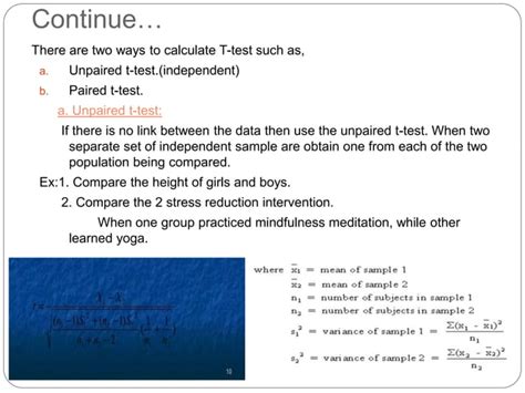 Parametric Statistical Tests Pptx
