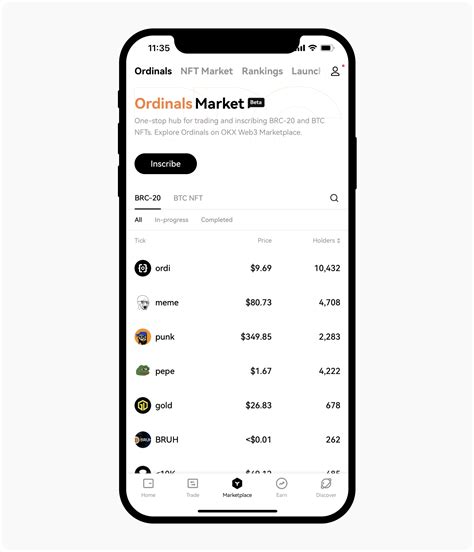 how do i buy and sell brc 20 tokens app okx