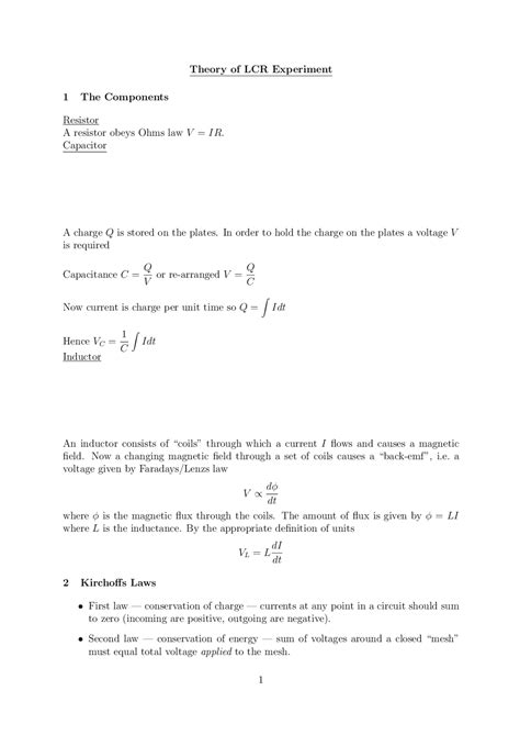 Data Analysis Practical Engineering 19 Study Notes Engineering Physics Docsity