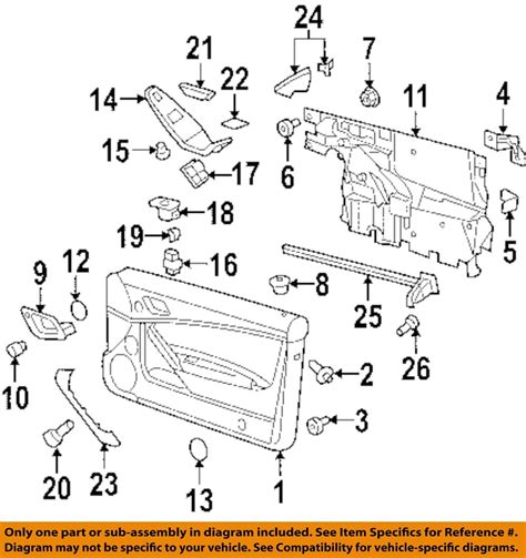 Gm Oem 05 10 G6solstice Rear Door Interior Trim Window Switch 22626533