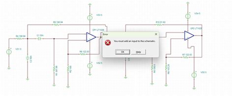 Tina Ti Using Lt1028 Error Appears When Doing Noise Analysis Amplifiers Forum Amplifiers