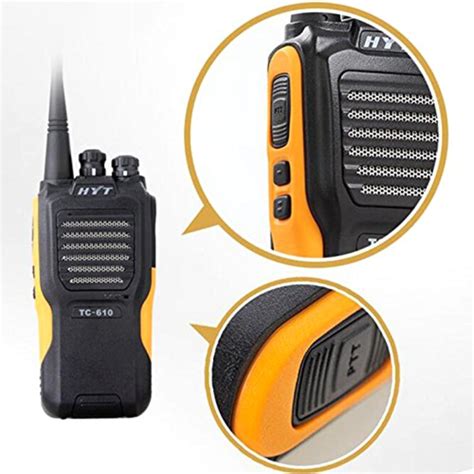 Hyt Tc 610 Portable Radio Vhf Uhf Waterproof Walkie Talkie Woki Toki Two Way Radio