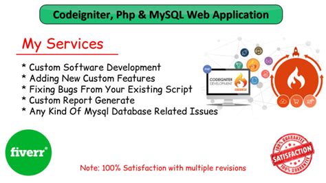Do Codeigniter Php And Mysql Web Application By Shahjalalhridoy Fiverr
