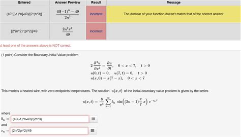 Solved 1 Point Consider The Boundary Initial Value