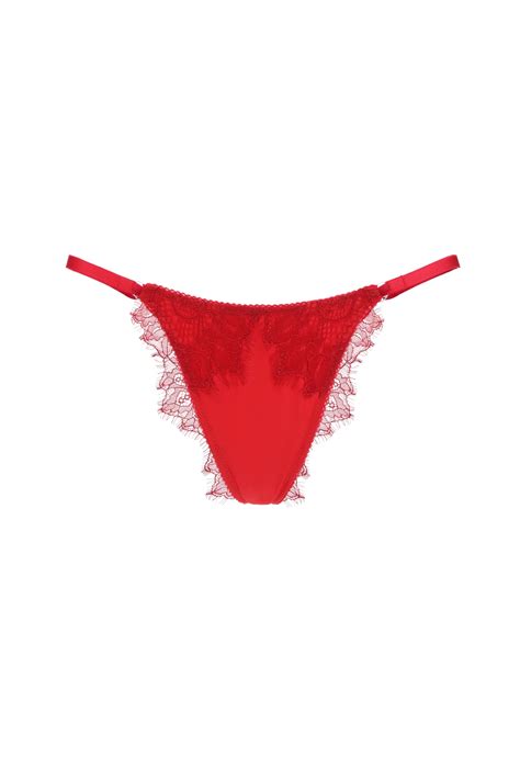 Комплект привабливої червоної білизни Limoges — Dsm Lingerie