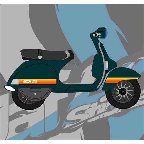 Jual Striping Vespa Excel Warna Shopee Indonesia