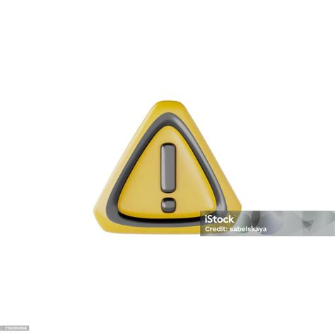 느낌표 도로 표지판 3d 벡터 아이콘 볼륨 위험 위험 주의 경고 노란색 삼각형 제한 신호 0명에 대한 스톡 벡터 아트 및 기타