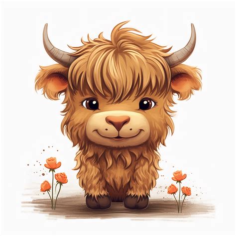 Download Ai Generated Highland Cow Cattle Royalty Free Stock