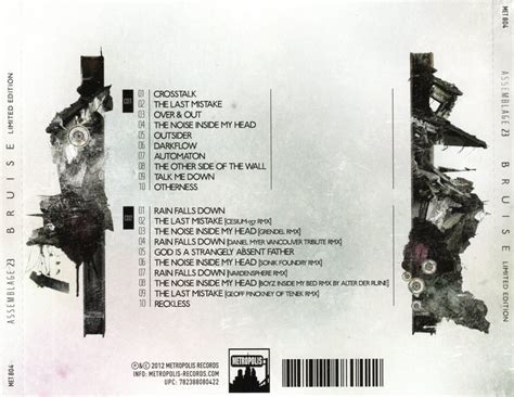 Bruise Assemblage 23 Gothic And Industrial Music Archive