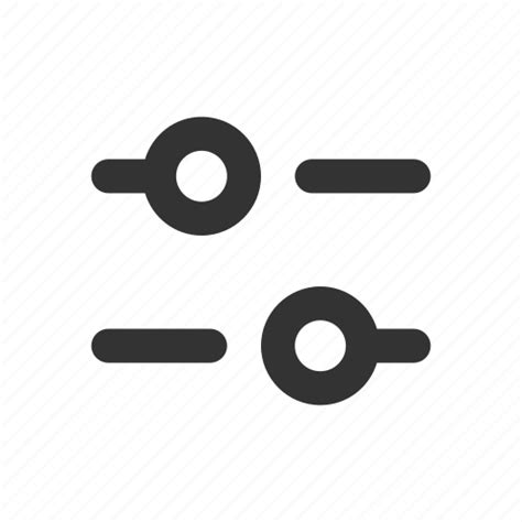 Horizontal Adjust Equalizer Sound Option Volume Control Icon Download On Iconfinder