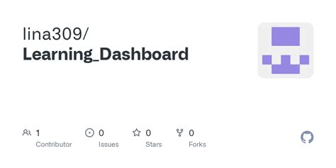 GitHub Lina Learning Dashboard