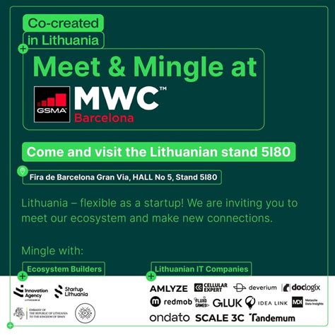 Startup Lithuania On Linkedin Mwc24 Mwc2024