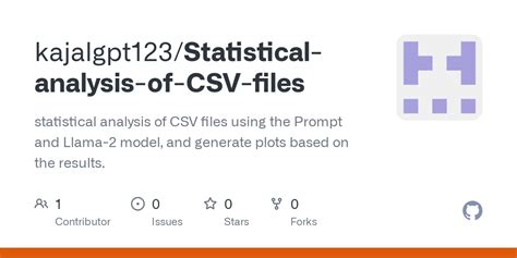 Github Kajalgpt123 Statistical Analysis Of Csv Files Statistical Analysis Of Csv Files Using