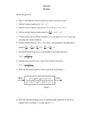 Tutorial Laplace Transform Pdf Tutorial Revision Answer All Questions What Is The