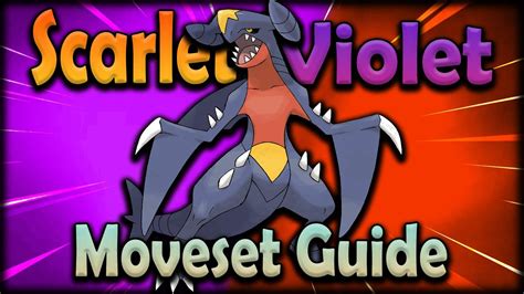 How To Use Garchomp Garchomp Moveset Guide Pokemon Scarlet And Violet YouTube