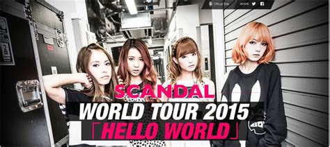 SCANDAL Release USA And Mexico Dates For HELLO WORLD Tour HYPNOTICASIA