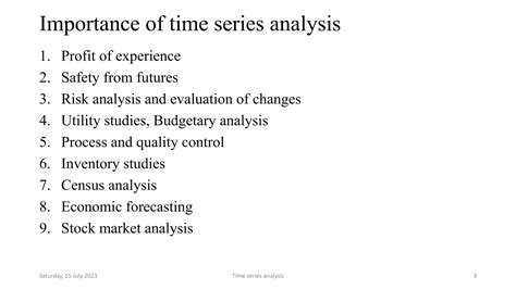 TIME SERIES ANALYSIS Pptx