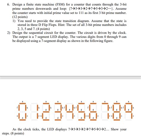 Solved Design A Finite State Machine Fsm ﻿for A Counter