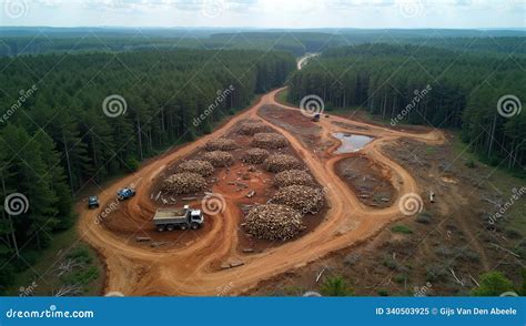 Deforestation Machinery Clearing Forest Fast Devastating Effects