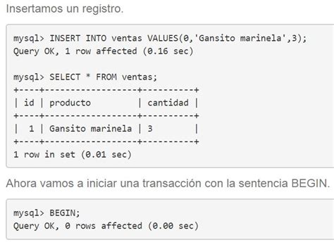 Yolys Blog Pasos En Mysql Rollbackcommitbegin
