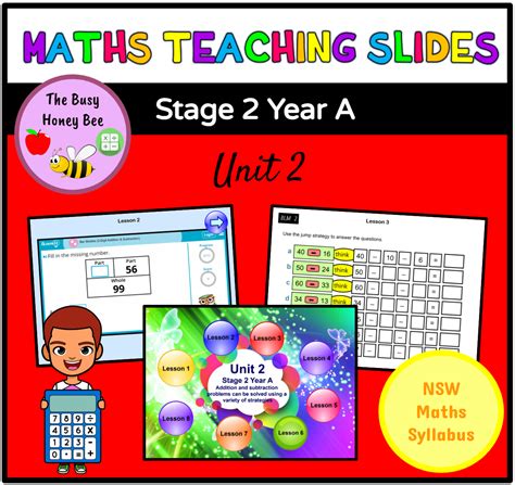 Stage 2 Year A Unit 2 Maths Teaching Slides The Busy Honey Bee