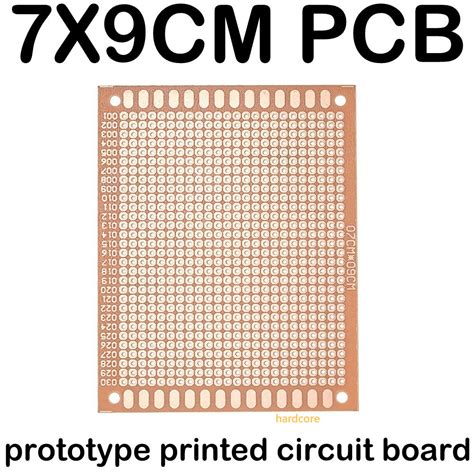 Pcb 7x9cm Prototype Printed Circuit Board Experiment Matrix Paper High Quality 35μm Thick Copper
