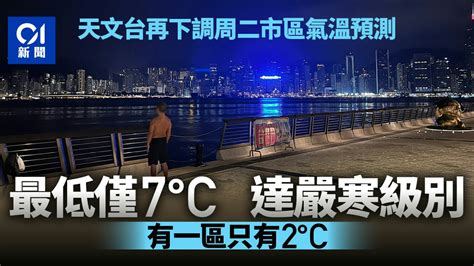 天文台下調周二市區氣溫預測至最低7度達嚴寒級別 打鼓嶺料僅2度