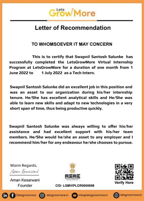 Swapnil Salunke On Linkedin Letsgrowmore Letsgrowmorecommunity