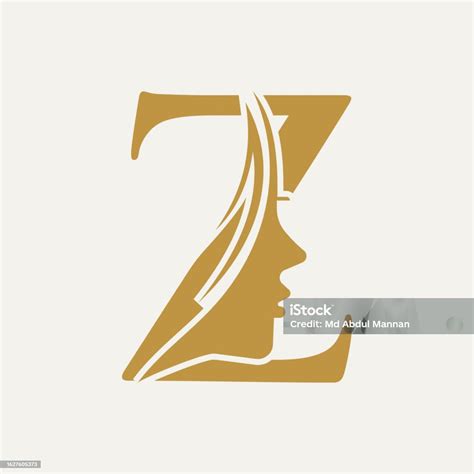 편지 Z에 여자 얼굴 로고 여자 얼굴 아이콘이 있는 뷰티 스파 기호 꽃 식물에 대한 스톡 벡터 아트 및 기타 이미지 꽃 식물 네일 살롱 눈 신체 부분 Istock