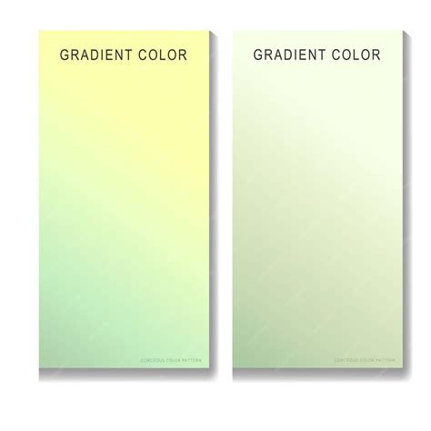 Premium Vector Modern Lite Green Gradient Color Set Background Template