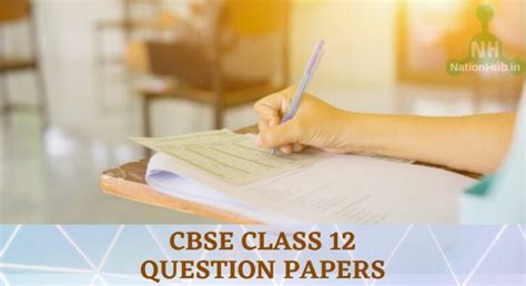 Cbse Class 12 Question Papers 2025 Download Previous Years Class 12 Papers Pdf