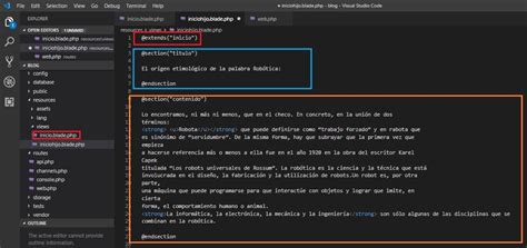 Plantillas blade en laravel Motor de plantillas blade en nuestra página web