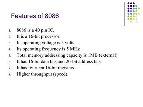 Ece Microprocessors 8086 Ppt Pptx
