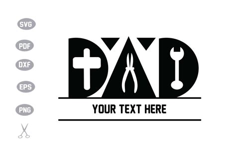 Dad Monogram Svg