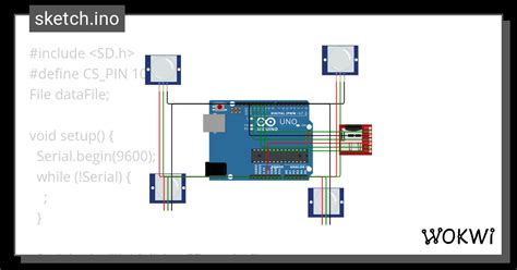 Practica Iot Lectura Tarjeta Sd Wokwi ESP32 STM32 Arduino Simulator