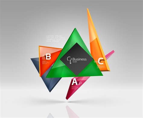 빈 삼각형 레이아웃 비즈니스 템플릿 Infographic 배경 워크플로 레이아웃 다이어그램 번호 옵션 또는 웹 디자인을 위한 벡터 배경 프리미엄 벡터