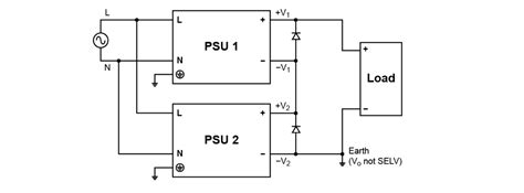 Why Is A Reverse Biased Diode Needed When Connecting Power Supplies In