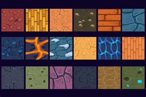 Textures For Games By TopVectors On Creativemarket Game Textures Textures Patterns Sprite