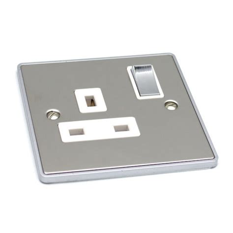 Single 1 Gang 13a Socket Ue06pcw United Electrical Products