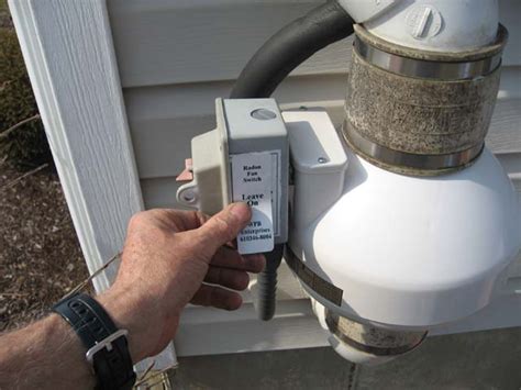Radon Fan Replacement Using Fan By Pass Drain For Radon Fan Repair