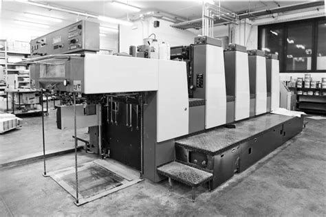 Offset Printing Machine Stock Photo By Silvanoaudis