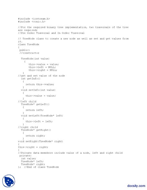 Pre Order Traversal And In Order Traversal Applications Of Programming