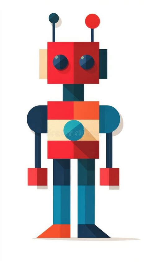 Colorful Robot Design For Assembly And Robotics Concepts Stock Image Image Of Device Playful