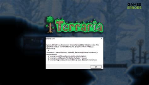 Terraria Error System Dll Not Found [solved]