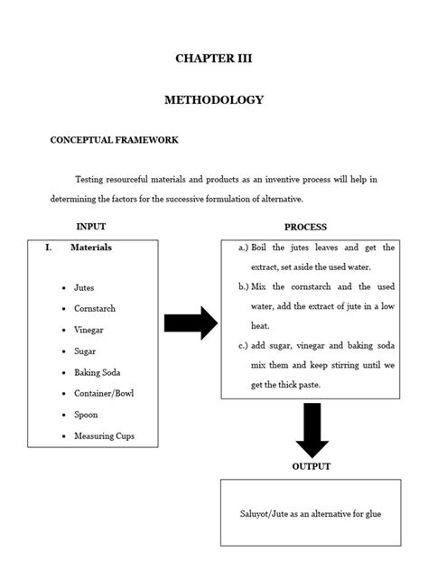Methodology Draft 1 Pdf Spoon Water