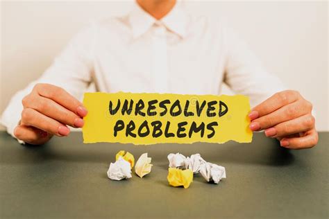 Inspiration Showing Sign Unresolved Problems Business Overview Those Queries No One Can Answer