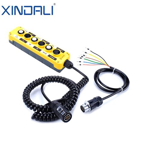 Xdl10 Epb6p Ta 6 Holes Hoist Crane Remote Control Push Button Switch Pushbutton Box And Push