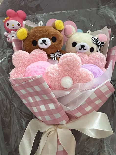 Sanrio Rilakkuma Plush Bouquet Single Kuma Plushie Bouquet Kyoota