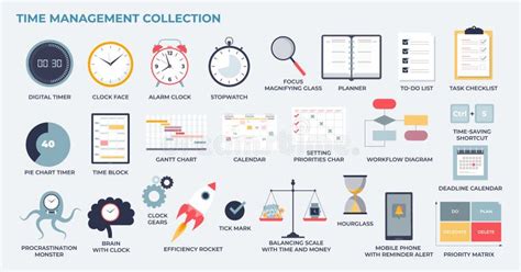 Time Management And Effective Work Tasks Planning In Tiny Collection